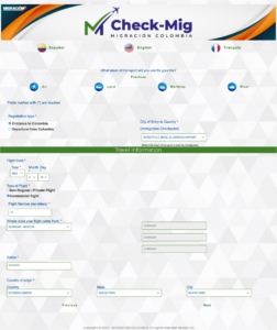 Check-Migコロンビア🇨🇴出入国時に必要な申請書類と注意事項 - ニューイングランド便り