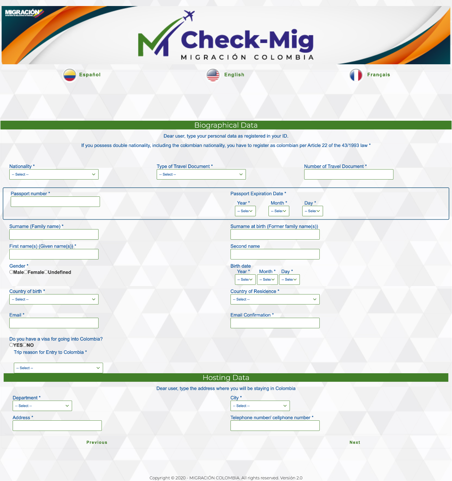 Check-Migコロンビア🇨🇴出入国時に必要な申請書類と注意事項 - ニューイングランド便り